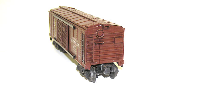 Lionel # x 2458 Postwar Auto PRR Box Car Flying Shoe +BOX