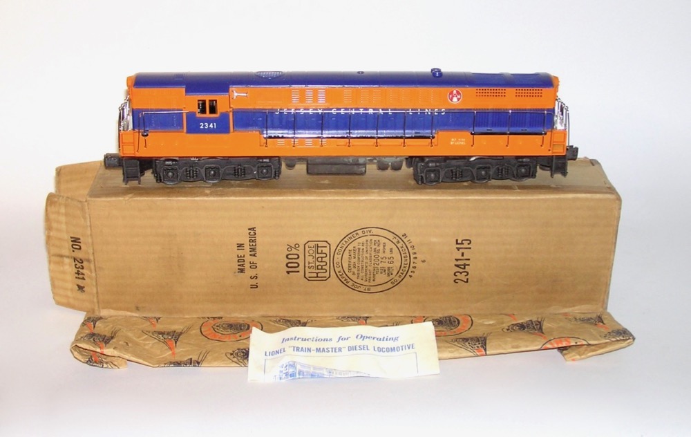 MINT UNRUN Lionel No. 2341 Jersey Central Train Master Diesel Engine OB