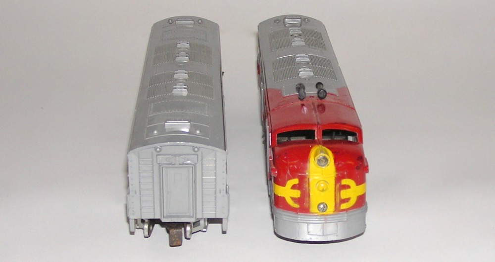 Marx Santa Fe Set # 44564 w/ 1095 Engines (5) Passengers #3197 3152