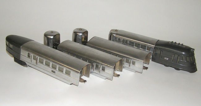 Original Lionel Prewar # 267W Streamliner Flying Yankee Train Set 616W ...