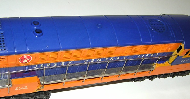 Lionel No. 2270W Jersey Central 2341 Aluminum Passenger Set