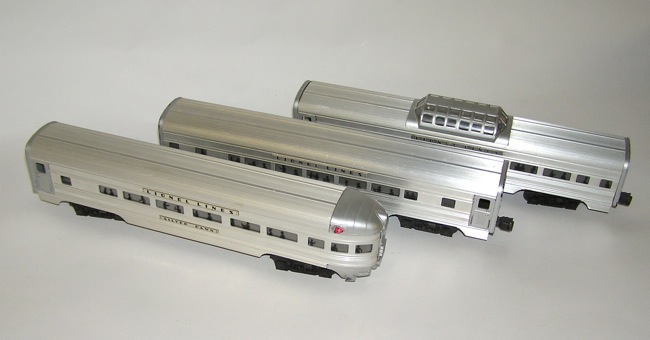 Lionel No. 2270W Jersey Central 2341 Aluminum Passenger Set