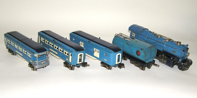 Lionel Prewar No. 263E Blue Comet Steam Engine Locomotive NO RES ...