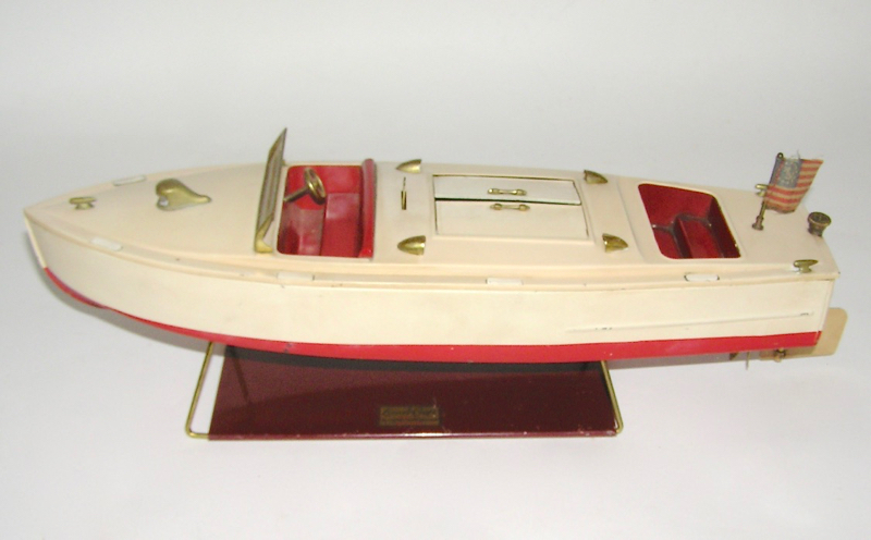 Lionel No. 43 Craft Runaround Boat w/ Stand Clockwork BOXED
