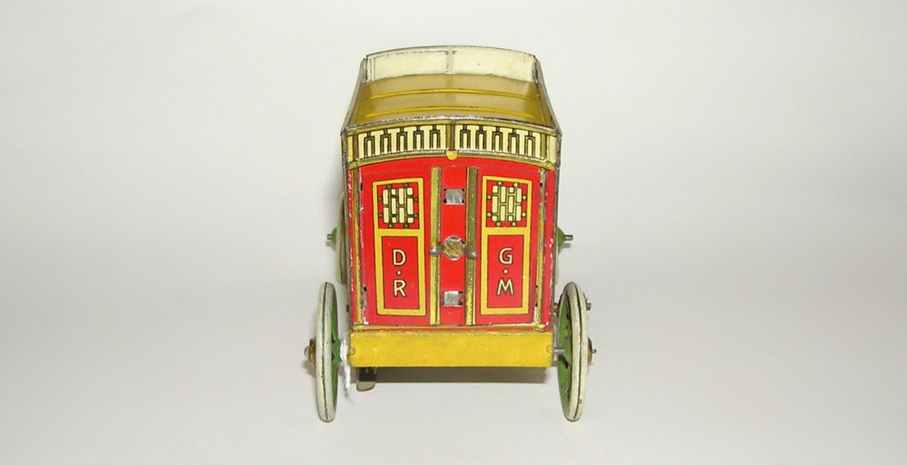 Rare AHA Lehmann Tin Wind-Up Delivery Van Germany
