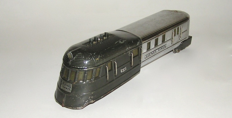 Original Lionel Prewar # 267W Streamliner Flying Yankee Train Set 616W ...