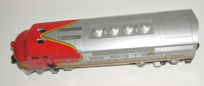 Lionel # 2343 Santa Fe F3 Diesel Engine Powered A Unit 1952 Version ...