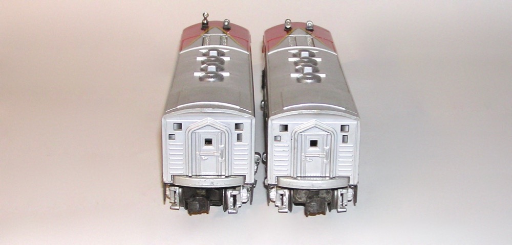Lionel Postwar 2343 Santa Fe F3 Diesels AA Units 1952 ONLY OB