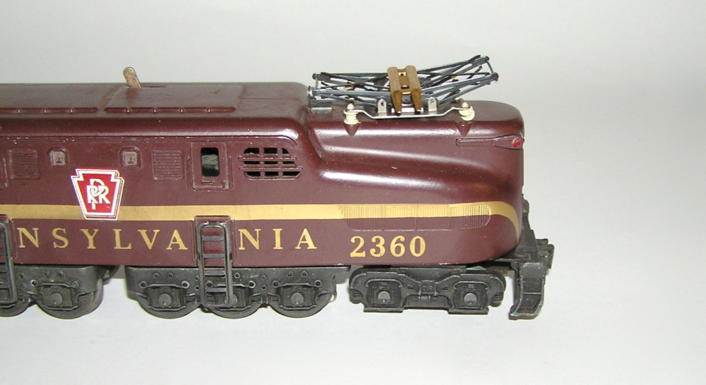 Lionel Postwar # 2360 Solid Stripe Tuscan GG-1 Heat Stamped