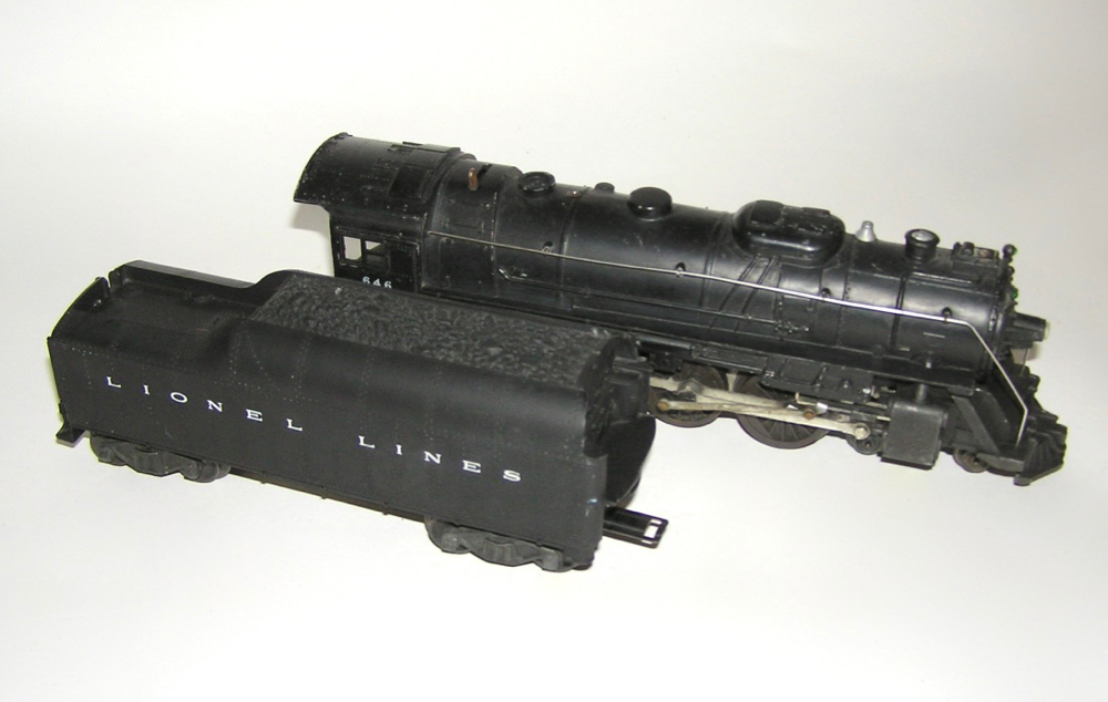 High Grade Lionel No. 646 Engine w/ 2046W Tender 1955