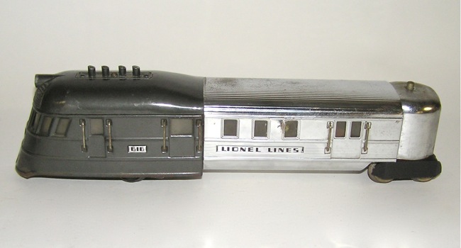 Original Lionel Prewar No. 267W Streamliner Flying Yankee Train Set ...