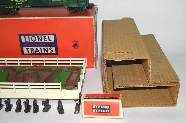 Lionel # 3356 Horse Car Set from 1958 w/ Corral, Horses + BOX NR ...