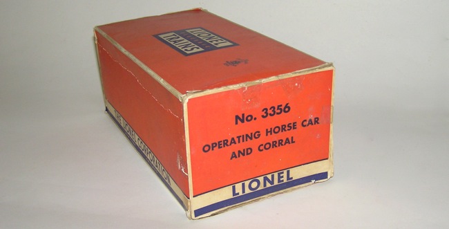 Lionel # 3356 Horse Car Set from 1958 w/ Corral, Horses + BOX NR ...