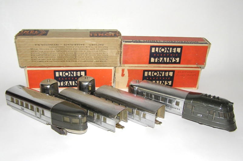 Original Lionel Prewar # 267W Streamliner Flying Yankee Train Set 616W ...