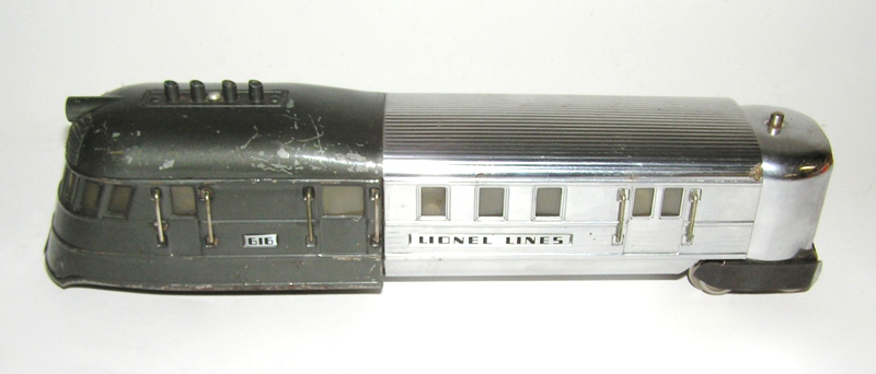 Original Lionel Prewar # 267W Streamliner Flying Yankee Train Set 616W ...