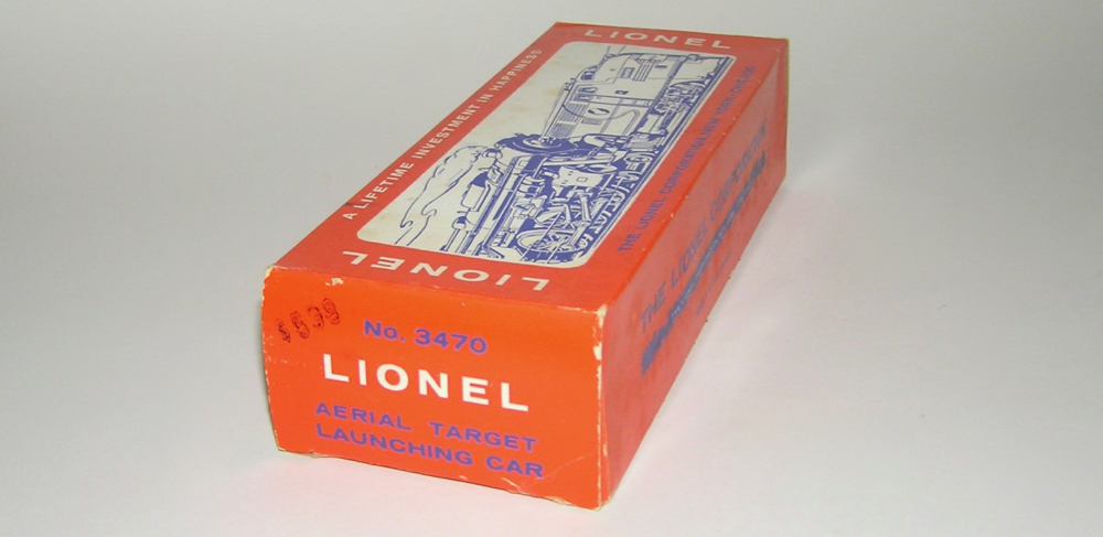 High Grade Lionel No. 3470 Aerial Target Launcher Car + BOX