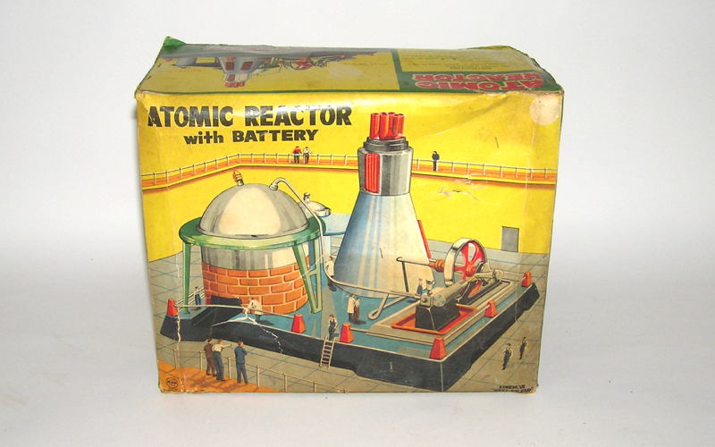 Linemar Atomic Reactor Steam Engine Plant Toy W/ BOX