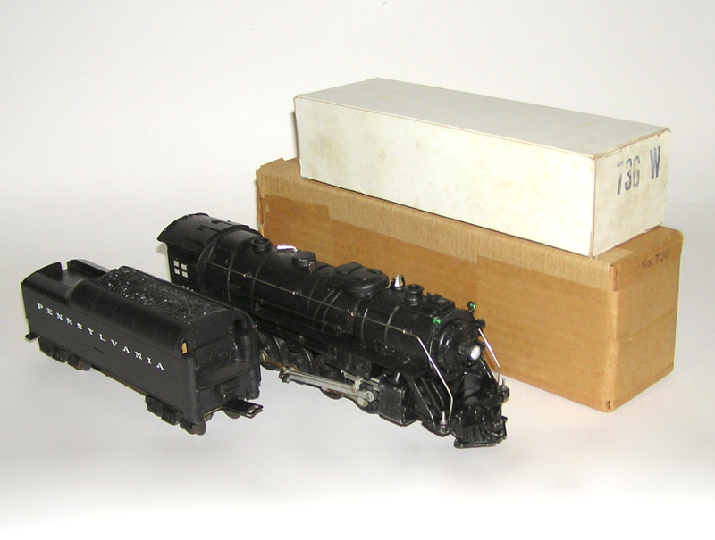 High Grade Lionel # 736 Late Postwar Berkshire Loco w/ 736W Tender ...