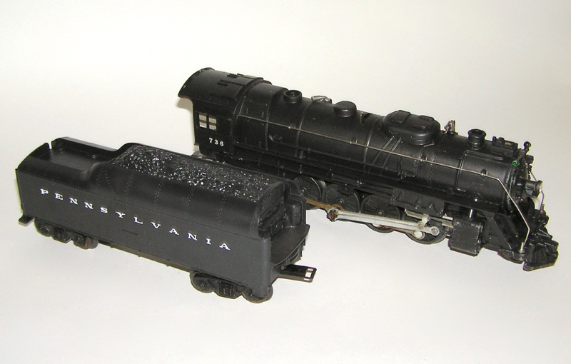 High Grade Lionel # 736 Late Postwar Berkshire Loco w/ 736W Tender ...